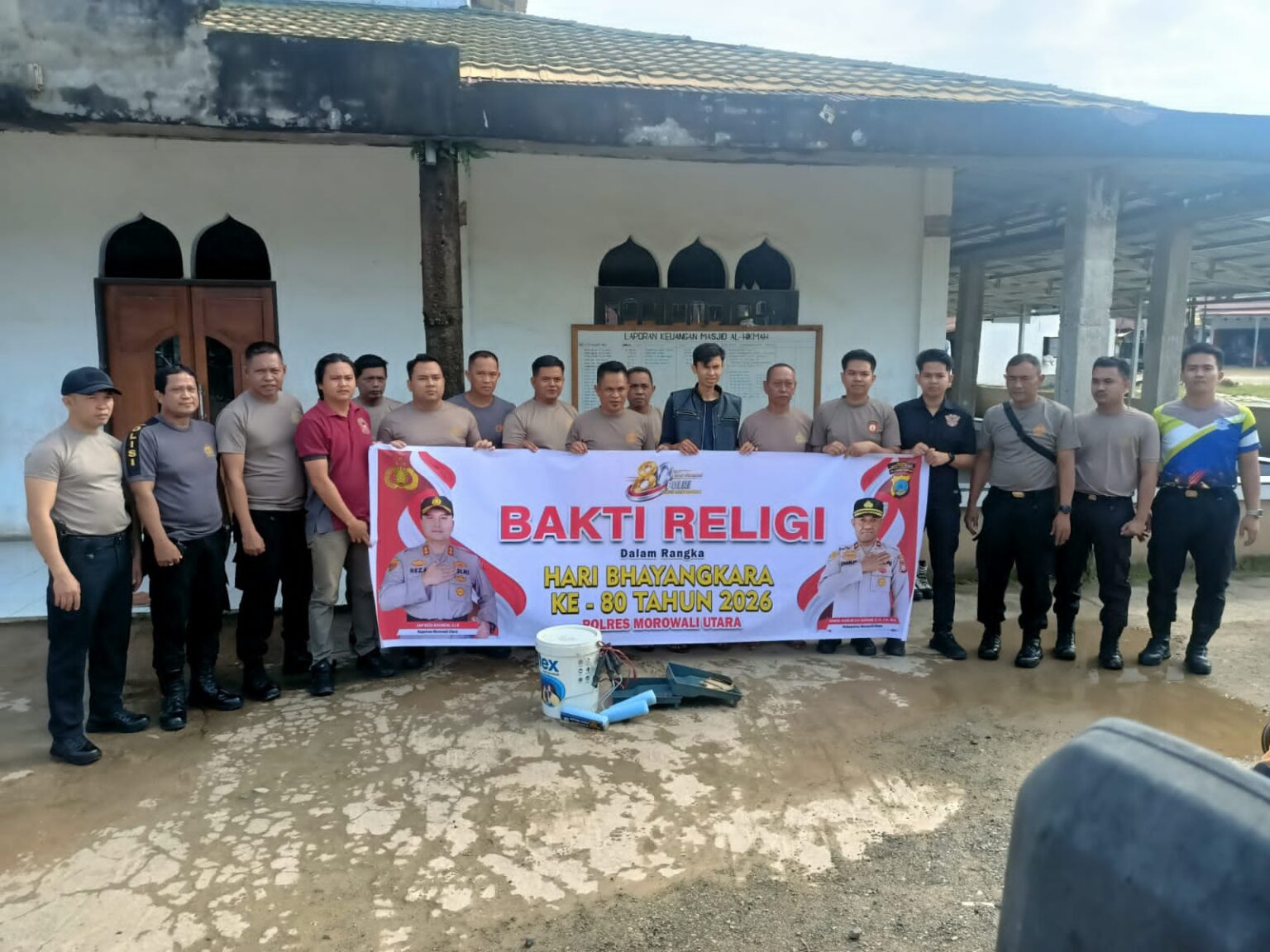 Sambut Hari Bhayangkara ke-80, Polres Morowali Utara Gelar Bakti Religi ...
